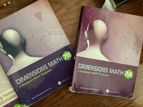 Dimensions Math CC Textbook 7A AND 7B - Paperback By Singapore Math ...