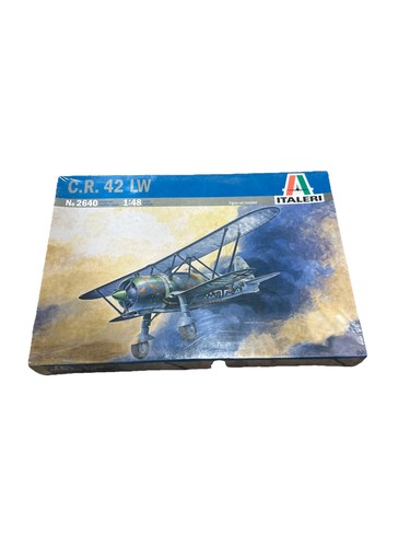 Italeri 1:48 C.R. 42 LW Italian Biplane Luftwaffe Service Model Kit ...