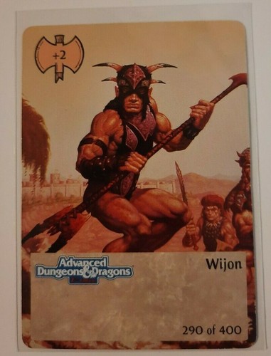 TSR Spellfire CCG 1st Ed. WIJON Card #290 of 400 Dungeons & Dragons AD ...
