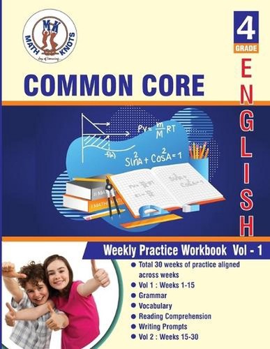 4th grade Common Core ELA Test Prep: ( weeks: 1 - 15 ): Weekly Practice ...