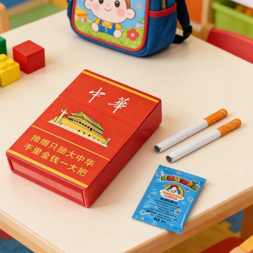 Bubble Cigarette Stress Relief Toy Fun Fake Cigarette Mini Bubble ...