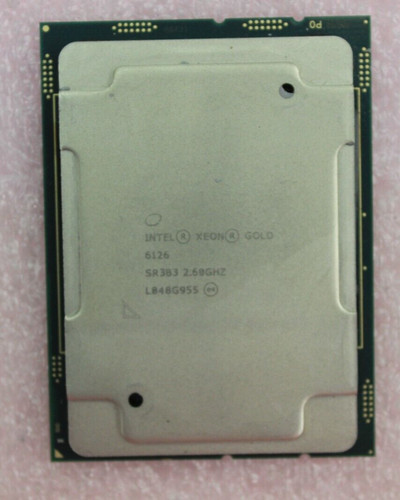 Lot of 4 Intel Xeon Gold 6126 SR3B3 2.6Ghz CPU Processor | eBay