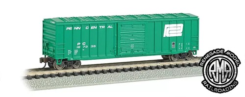 Bachmann 19662 N Penn Central ACF 50.5' Outside Braced Box Car | eBay