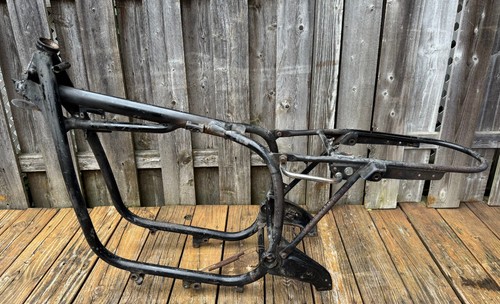 Vintage BMW R60/5 Motorcycle Frame 1970 Toaster Tank Distressed German ...