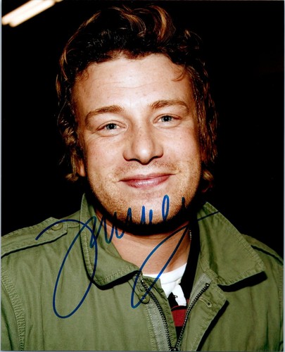 JAMIE OLIVER Signed Autographed FOOD NETWORK CHEF 8X10 Photo A | eBay