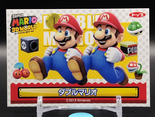 Double Mario SUPER MARIO 3D WORLD Nintendo Game Card Topsun Japan ...