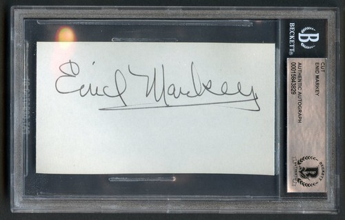 Enid Markey d1981 signed autograph 2x3 cut Actress Original Jane in ...