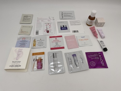 NEW! 21 Pcs High End Skincare Beauty Cosmetics Makeup Sample Packets ...