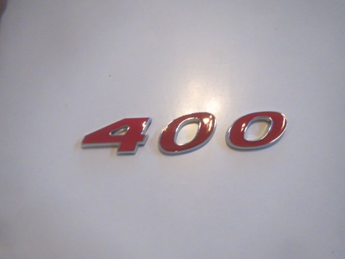 CHEVROLET 400 ENGINE ID FENDER HOOD SCOOP QUARTER PANEL TRUNK EMBLEM ...