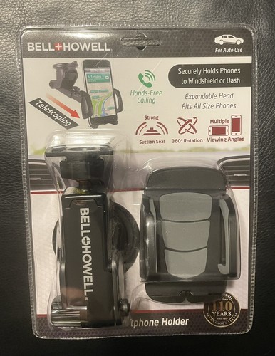Bell Howell Telescoping Car Smartphone Holder Mount New | eBay