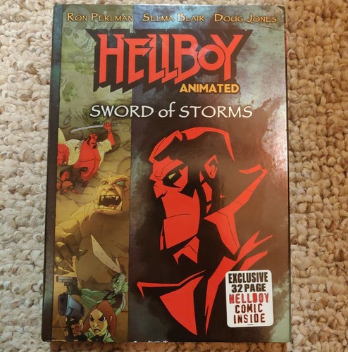 Hellboy Animated - Sword of Storms (DVD, 2007) COMIC INCLUDED ...