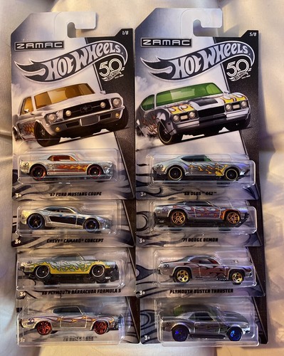 90-2018 Hot Wheels ZAMAC 50th anniversary 8 of 8 | eBay