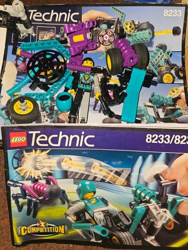 Lego 8233 8239 Technic Blue Thunder Vs The Stinger with Instructions ...