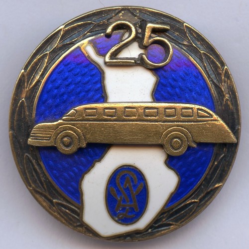 Finland Bus Driver Length of Service 25th Silver Badge 29mm 10gr !!! | eBay