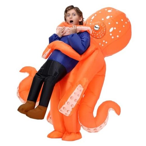 Inflatable Costume Octopus for Kids,Halloween Blow Up Octopus Costumes ...