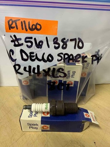 NOS GM # 5613870 AC Delco Spark Plugs R44XLS Pack Of 8 | eBay