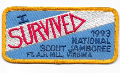 I Survived Patch 1993 National Jamboree Boy Scouts of America BSA | eBay