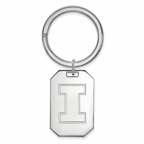 SS Univ of Illinois Letter I Key Ring | eBay