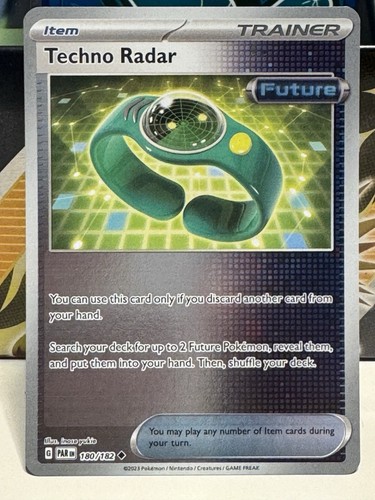 Techno Radar [Reverse Holo] 180/182 Pokémon TCG Paradox Rift - Pack ...