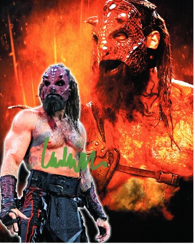CUSTOM EDIT Luchasaurus aka Killswitch signed 8x10 AEW ROH LUCHA ...