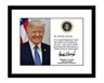 Donald Trump 8x10 Signed photo print presidential seal autographed maga ...