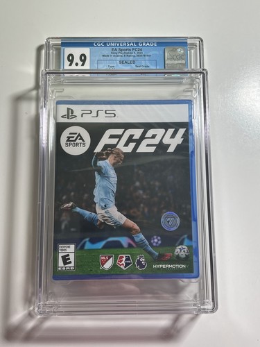 FC24 SOCCER CGC 9.9 - Y-Folds A++ EA Sports PlayStation 5 2023 PS5 ...