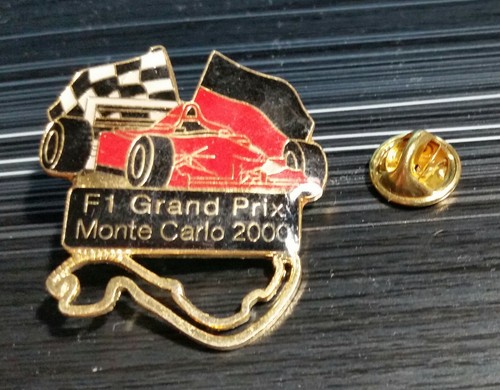 Formula 1 Pin F1 Grand Prix 2000 Monte Carlo with Track - Dimensions ...