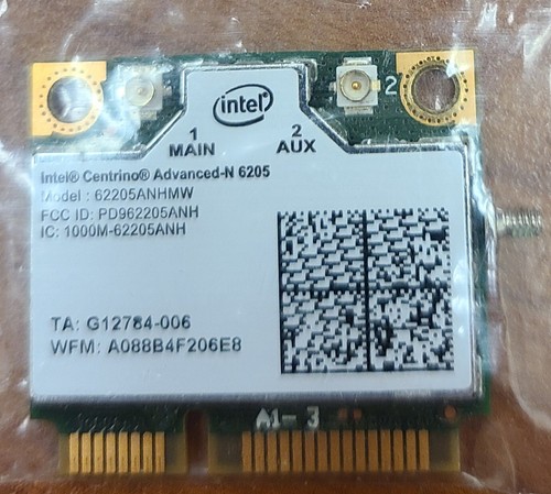 Intel 2 Port Centrino Advanced-N 6205 Wireless WiFi Card 62205ANHMW ...