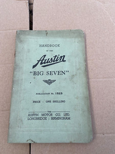 austin seven handbook products for sale | eBay