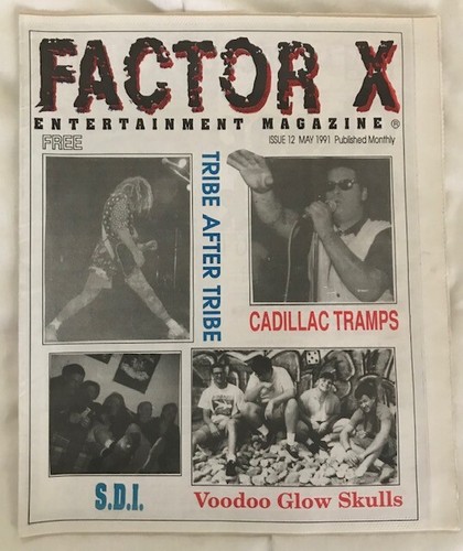 FACTOR X MUSIC MAGAZINE - VOODOO GLOW SKULLS - TRIBE AFTER - SDI - May ...