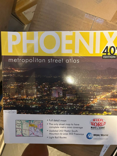 Wide World Maps Phoenix Metro Street Atlas Final Edition | eBay