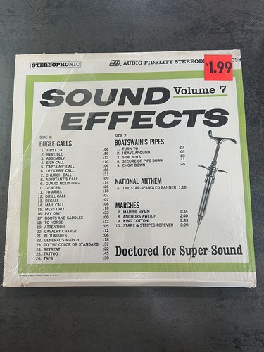 Sound Effects Vol 7 - Audio Fidelity Stereo LP 1964 | eBay