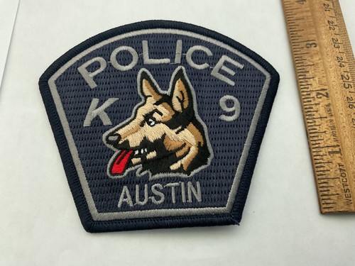 Austin Texas Police K 9 collectable patch full size and new patch set ...