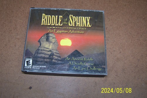 RIDDLE OF THE SPHINX AN EGYPTIAN ADVENTURE | eBay