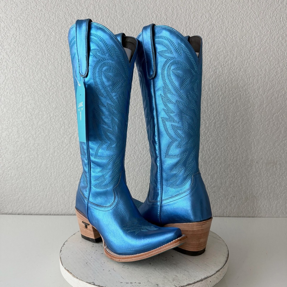 Botas Vaqueras De Boda Azules Blue Cowboy Boots Etsy España