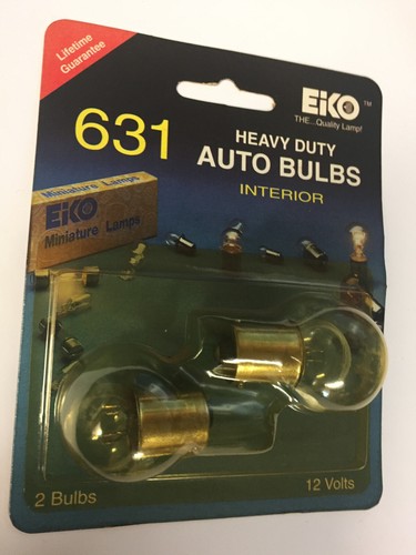 631 EIKO AUTO BULBS 12V 2 PK NOS | eBay