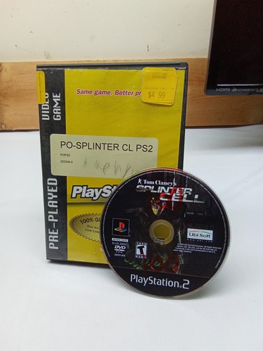 Tom Clancy's Splinter Cell PlayStation 2 PS2 GH + Reg Card 8888320425| eBay