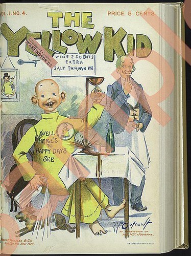 Well Here's to Happy Days,The Yellow Kid,1897,Alcoholic Beverages ...