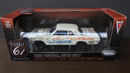 1:18 1963 PONTIAC SUPER DUTY ARNIE FARMER BESWICK 63 LEMANS FACTORY ...