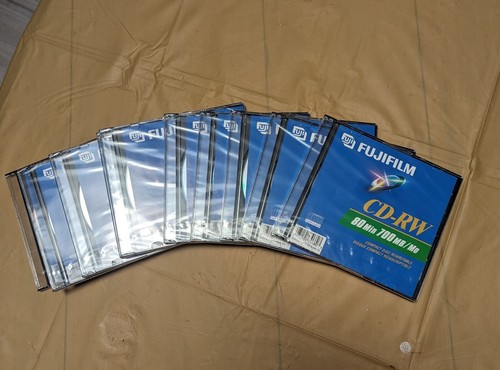 10 Fujifilm CD-RW 80 Min 700 MB Compact Disc Rewritable - NEW SEALED | eBay