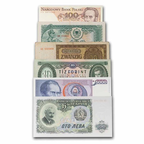 Iron Curtain Eastern Bloc 6-Banknote Set | eBay