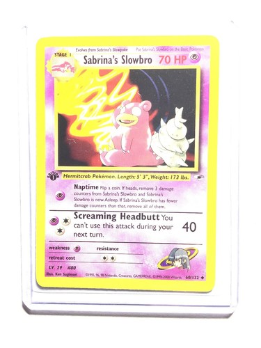 SABRINA’S SLOWBRO - 1st Edition Gym Heroes - 60/132 - Uncommon ...