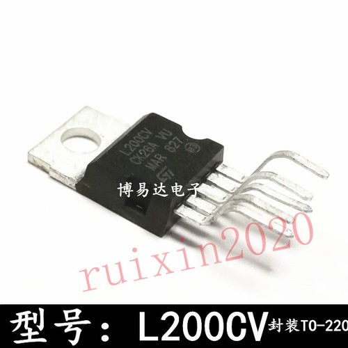 1PCS L200CV L200C IC ST TO-220 ADJUSTABLE VOLTAGE AND CURRENT REGULATOR ...