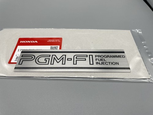 Unused/Honda genuine PGM-FI sticker aluminum plate emblem/Japan!!!Free ...