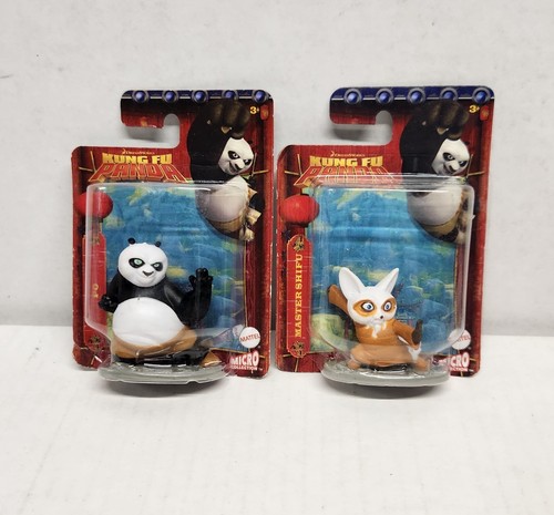 KUNG FU PANDA Mattel Micro Toys NIB ~ Lot of 2 ~ Po and Master Shifu | eBay