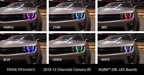 2010-2013 Chevy Camaro RS 2012-2015 ZL1 Diode Dynamics RGBW Halo LED ...