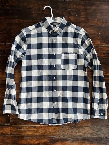 TopShop TopMan Men’s Long Sleeve Medium Button Down Blue Shirt | eBay