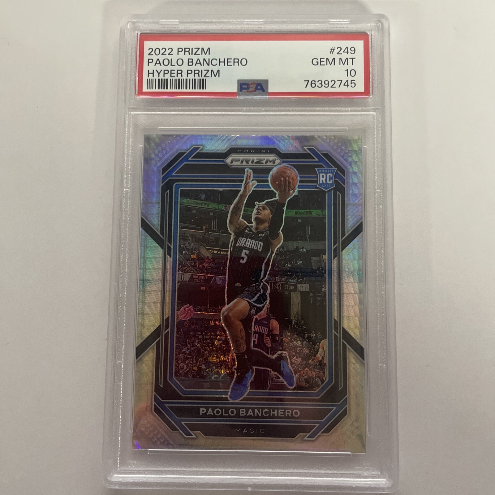Paolo Banchero 2022 Prizm #249 Hyper Price Guide - Sports Card Investor