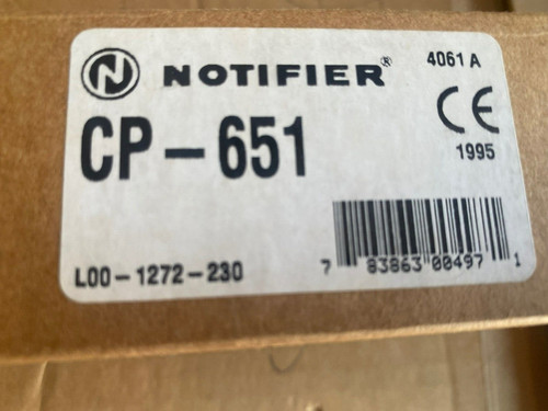 Notifier CP-651 Smoke Detector Brand New! | eBay