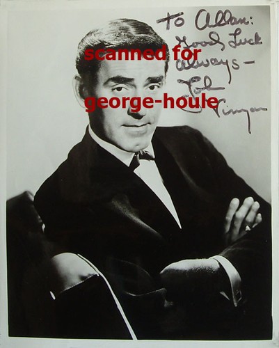 JOHN VIVYAN - PHOTOGRAPH - SIGNED - MR. LUCKY - CBS - BLACK TIE | eBay